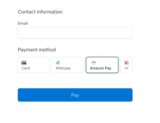 Accept a payment with Amazon Pay | Stripe Documentation