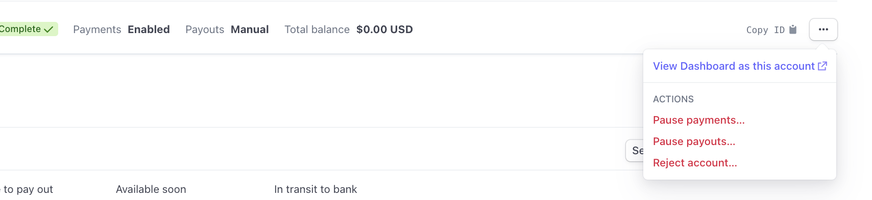 Pause payments and payouts on Connected Accounts | Stripe Documentation