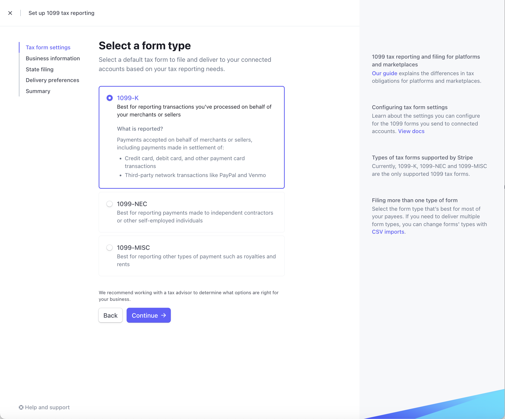 Get started with tax reporting | Stripe Documentation
