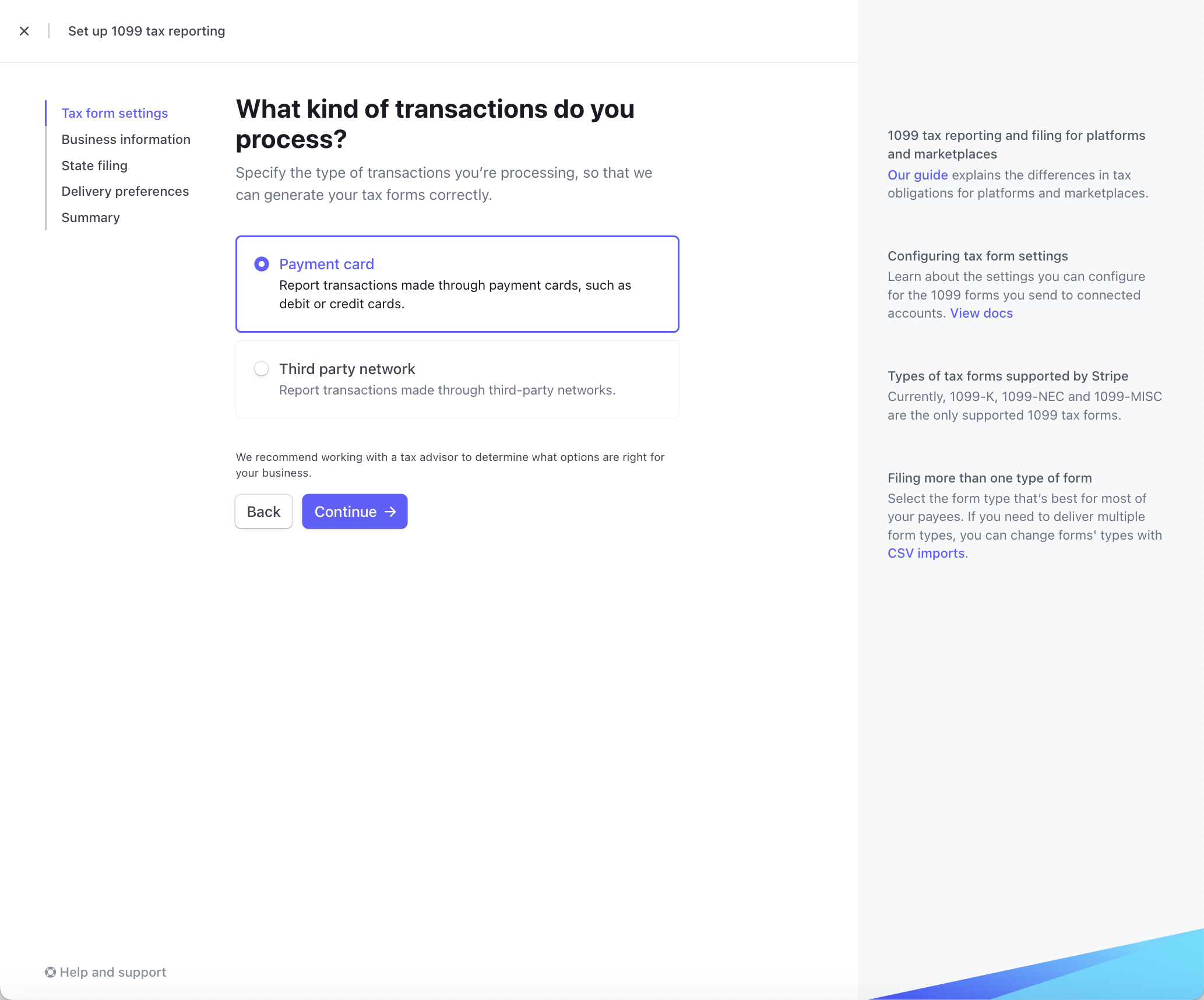 Get started with tax reporting | Stripe Documentation